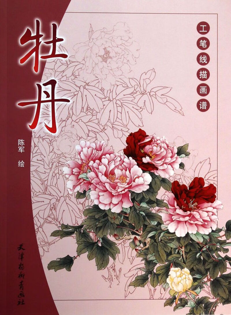 牡丹/工笔线描画谱