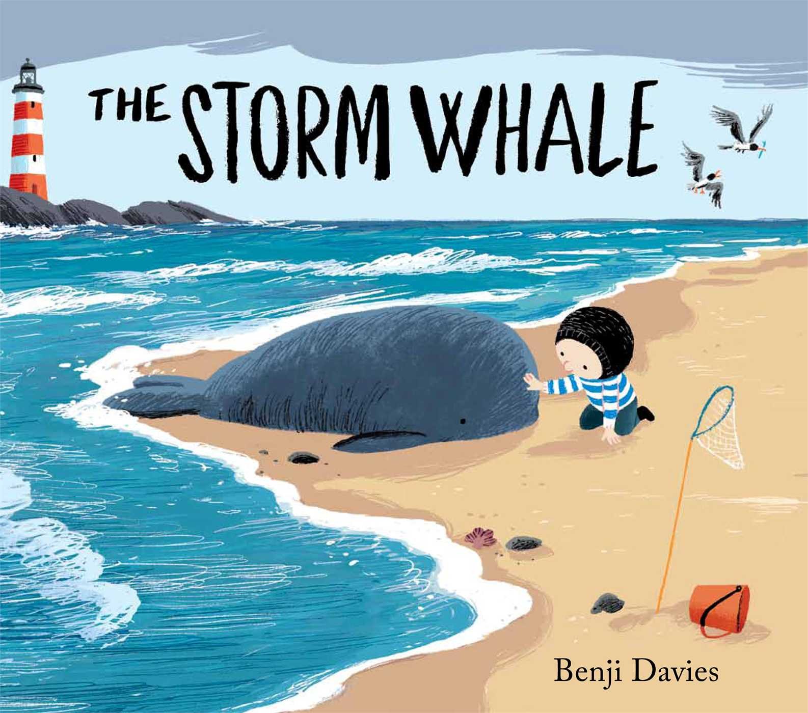 预售 浴缸里的鲸鱼The Storm Whale 绘本