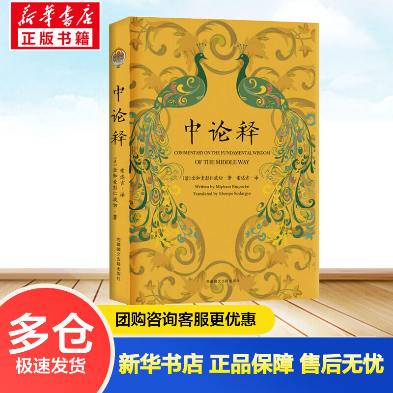中论释 (清)全知麦彭仁波切  译 书籍