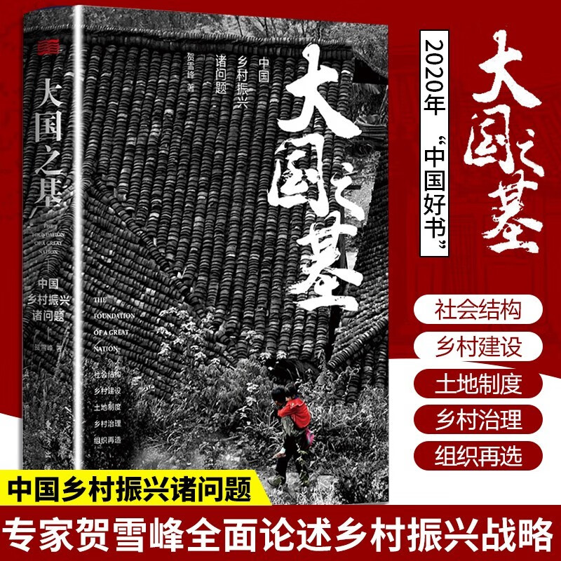 【良心商家】大国之基：中国乡村振兴诸问题 贺雪峰著 以全局视角解读乡村振兴战略 东方出版社