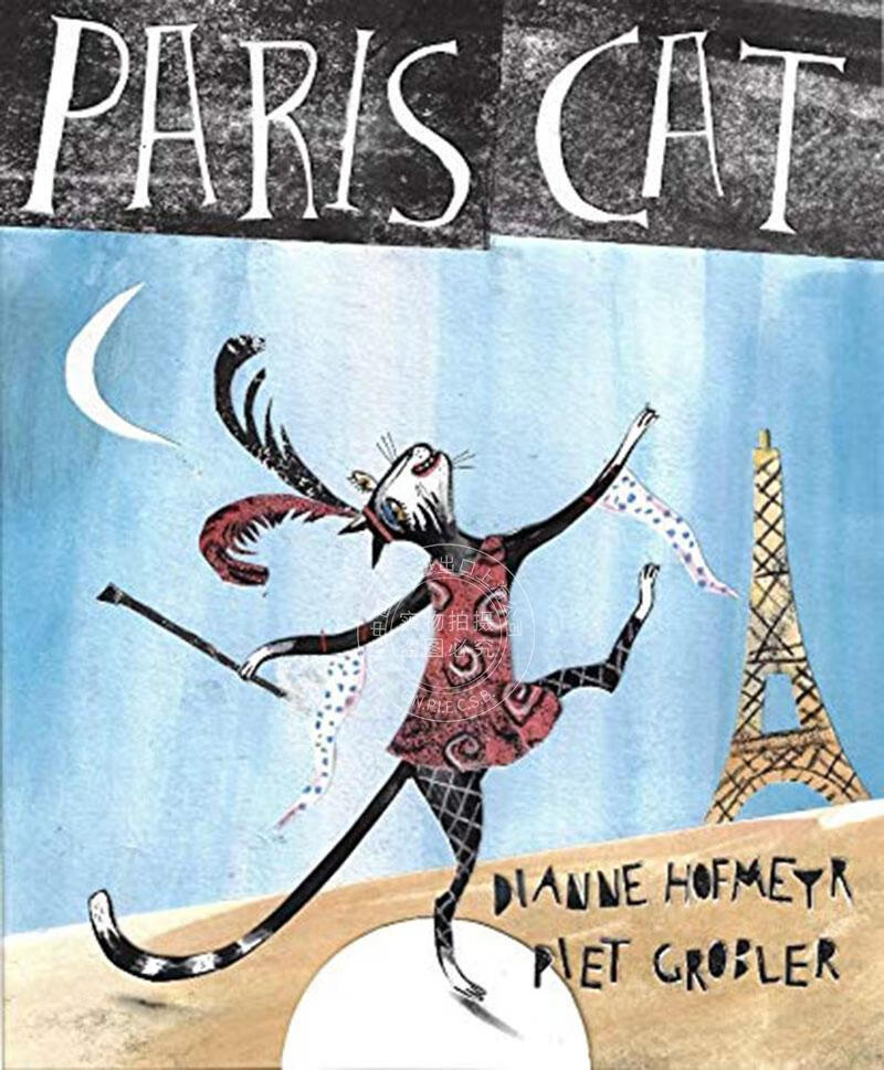 巴黎的猫 英文原版 Paris Cat 儿童艺术绘本