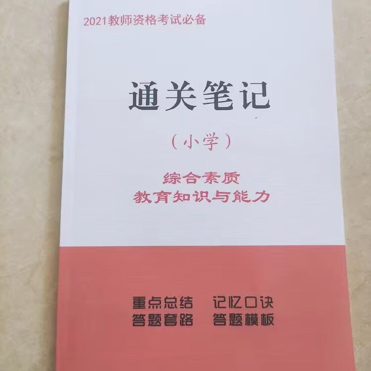 2021教师资格证通关笔记教师证教资 小学通关笔记