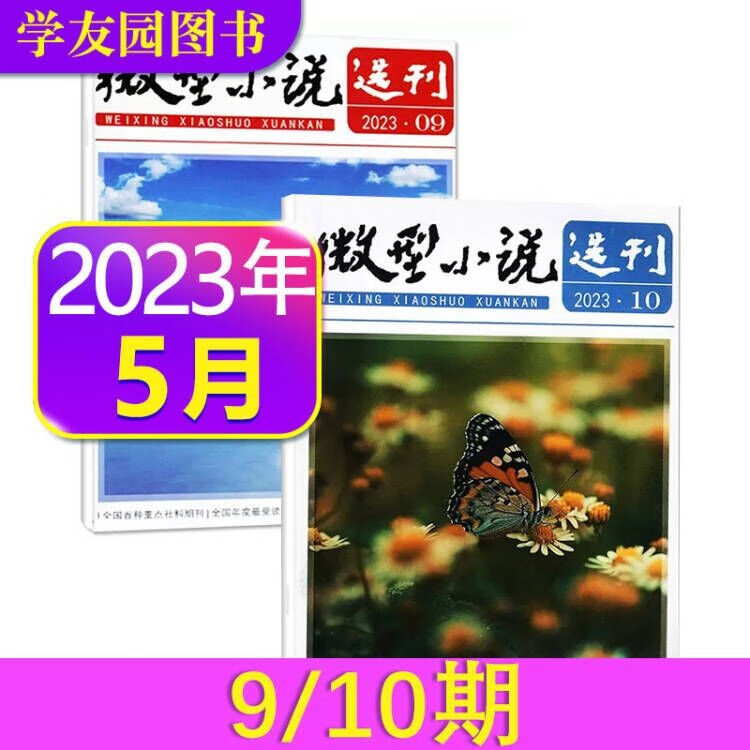 7月新【全年/半年订阅】微型小说选刊杂志2023年1-12月篇小说原创故事非订阅文学过期刊 2023年5月 第9/10期