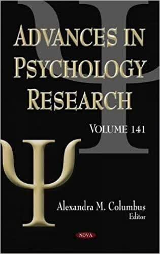 Advances in Psychology Research. Volume 141