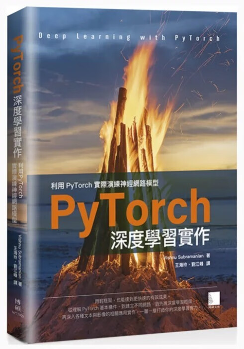 台版 PyTorch深度学习实作 博硕 Vishnu Subramanian 利用PyTorch实际演练神经网路模型计算机应用书籍