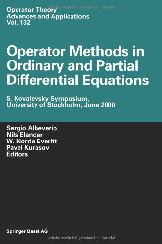 Operator Methods in Ordinary and Partial Differential Equations