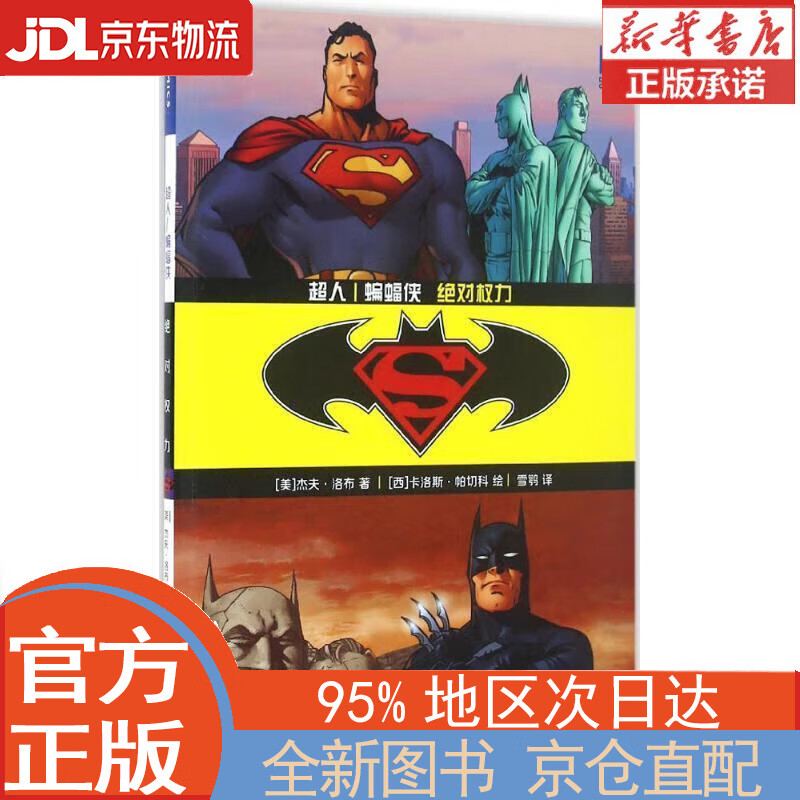 【全新畅销书籍】超人/蝙蝠侠 绝对权力 [美]杰夫·洛布 世界图书出版公司