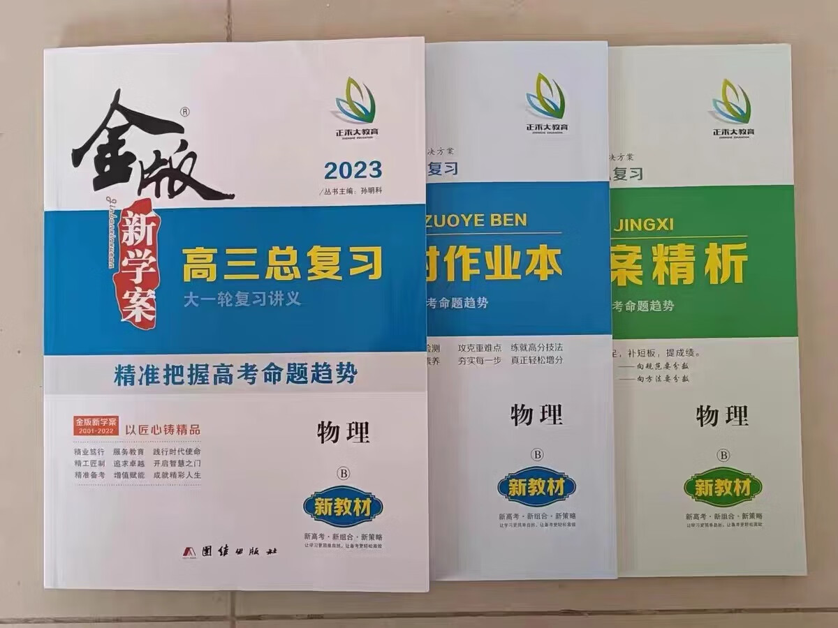 2023金版新学案高三总复习大一轮复习讲义语数英物化生政史地全科 物理人教版（新教材新高考） 高中三年级