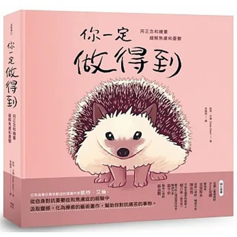 台版 你一*做得到 用正念和绘画缓解焦虑和忧郁 幸福文化 凯特 艾伦 130多幅可爱插画暖心话语心理励志绘本书籍