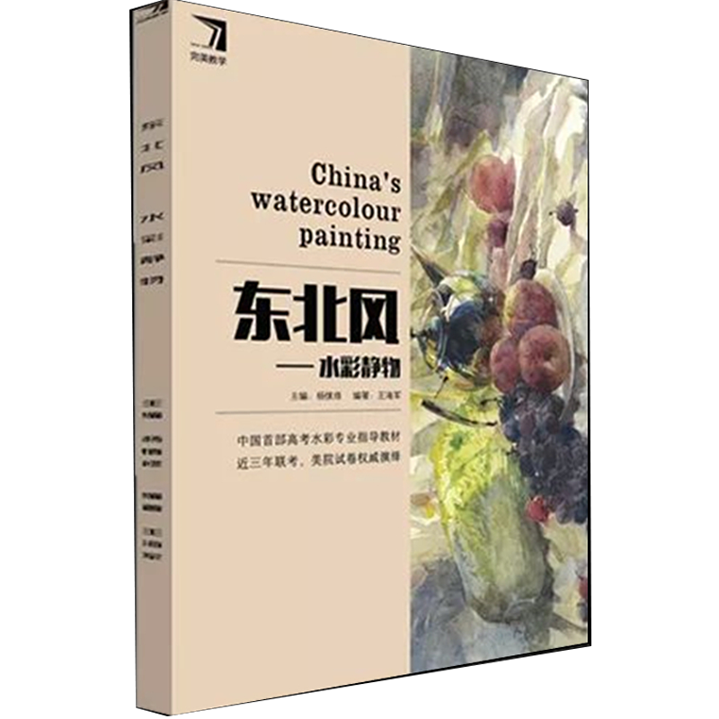 东北风水彩静物2019完美教学杨慎修高考绘画基础教学色彩临摹技法