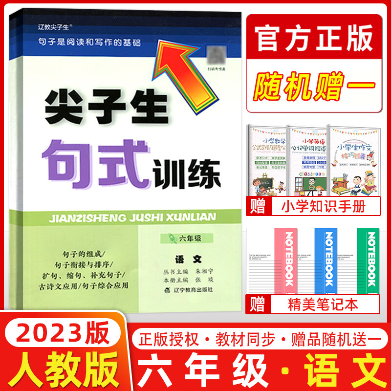 2023版尖子生句式训练语文三3四4五5六6年级上册下册全一册辽教尖子生句子是阅读和写作的基础 六年级 句式训练