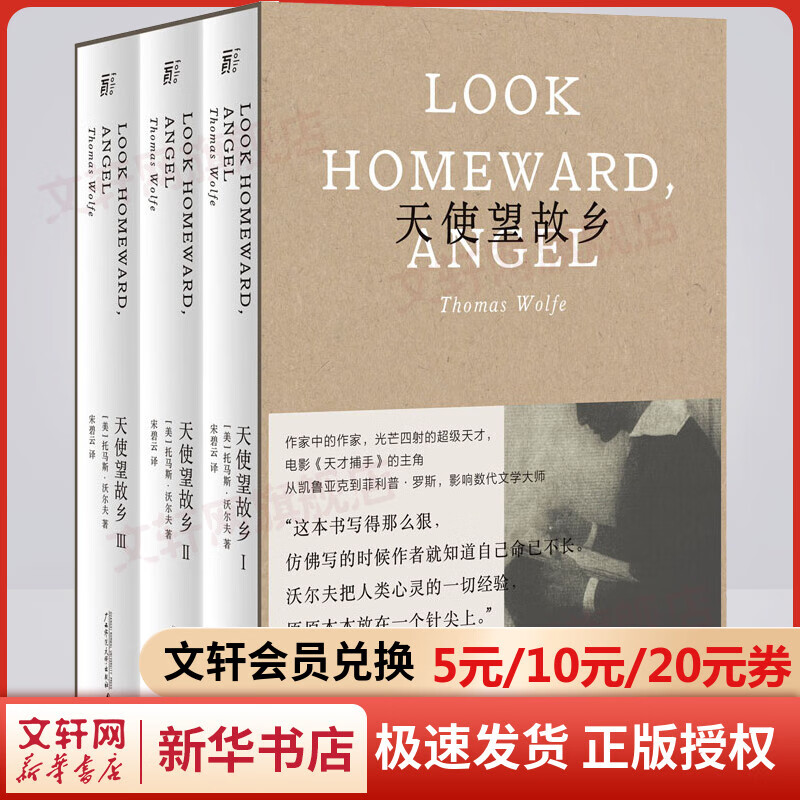 天使望故乡 1-3 精美函盒装文库本，翻译家宋碧云译本大陆首版 图书