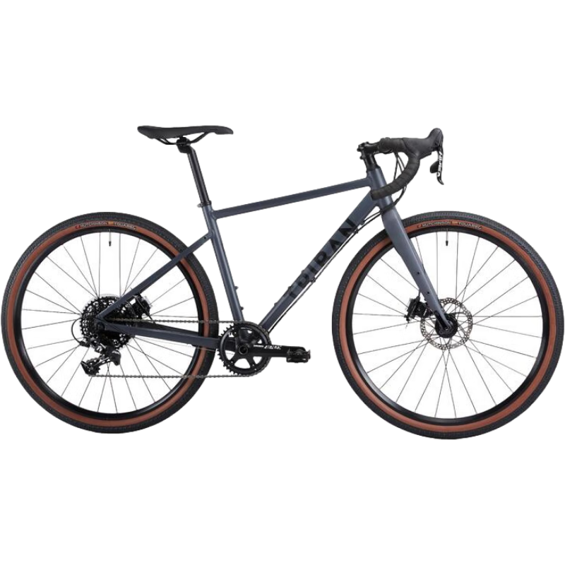 迪卡侬（DECATHLON）Gravel 520砾石公路自行车全地形瓜车超轻滚石竞速赛车OVB1 墨色 XS-155cm~166cm，5849 ...