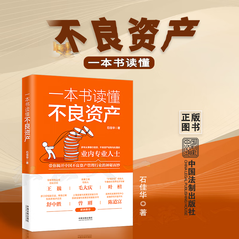 2022新书一本书读懂不良资产石佳华著中国法制出版社87521626964