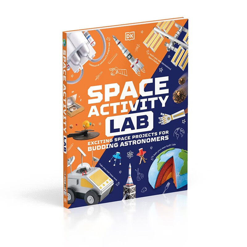 DK知识百科科普读物 英文原版 太空活动实验室 Space Activity Lab 精装全彩图解 2023年8月新品 .