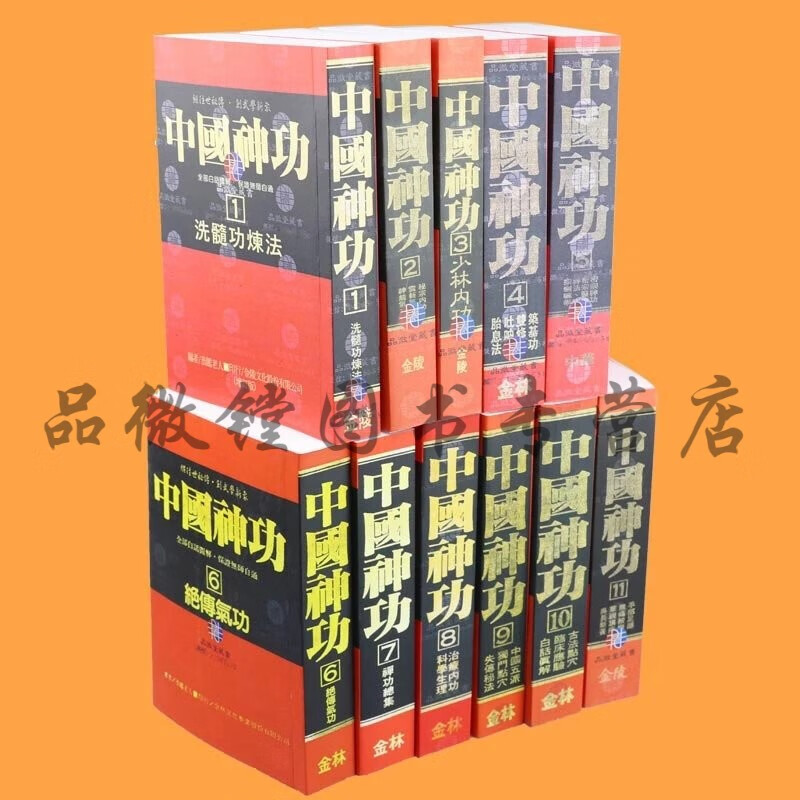 中国神功11部全套内外气功绝学易筋洗髓双修法小周天筑基少林禅法