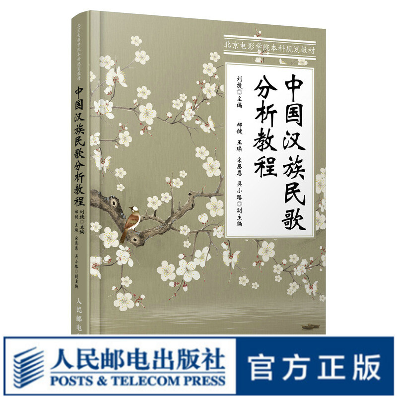 中国汉族民歌分析教程 民族音乐赏析民歌民乐歌曲创作民族音乐知识体系民族音乐民歌书籍