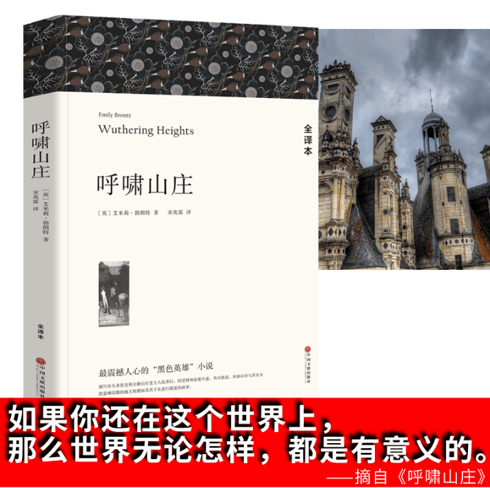 呼啸山庄 原版中文名家全译本无删减版勃朗特三姐妹传世佳作关于爱恨背叛复仇的史诗级文学著作世界名著