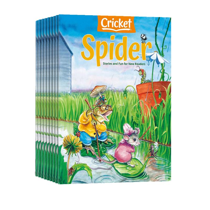 【【杂志预计10月发货】Spider红蜘蛛（英文原版）杂志订阅 2023年10月起订 1年共9期 杂志铺（先发“杂志订阅清单”）6~9岁儿童故事阅读类杂志
