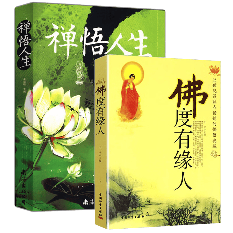 【包邮】辛慧颖心灵读物生活哲学人生情绪心灵修养励志成功书籍 禅悟人生+佛度有缘人