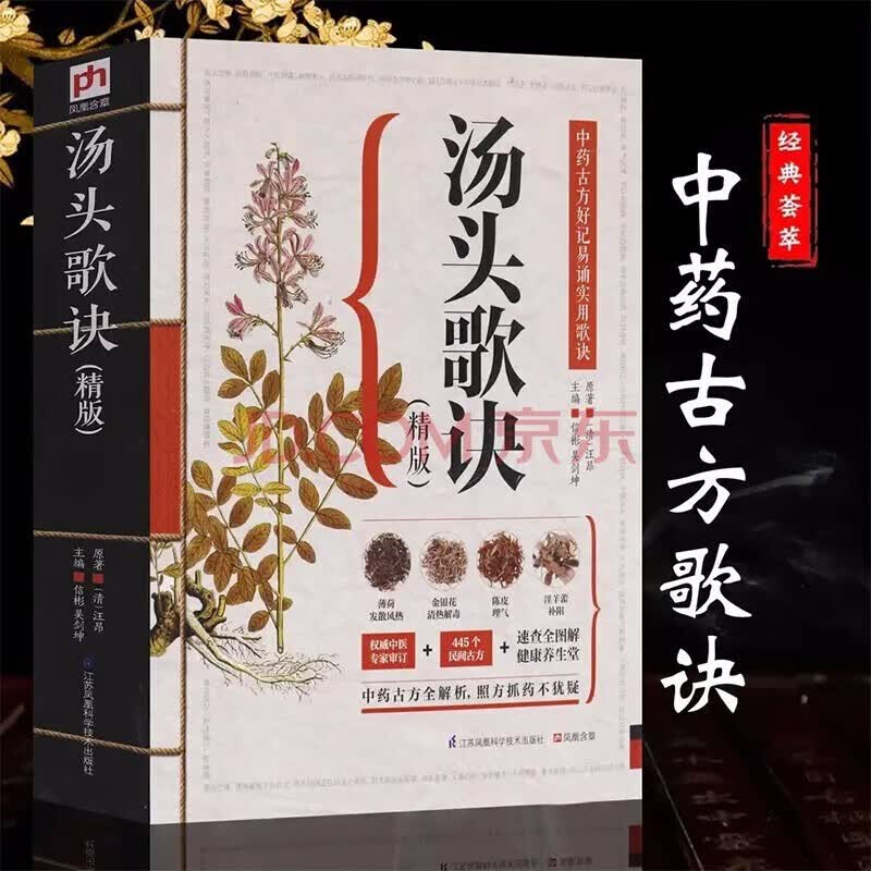 速发 汤头歌诀中医 配方 历代名方验方中医入门书籍大全 零基础学方剂白话解彩版 汤头歌决 单本精装版