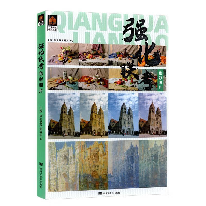 强化联考色彩照片2023领先教学 水果蔬菜花卉杂物风景建筑色彩照片写生素材美术高考联考教材教程照片书 默认