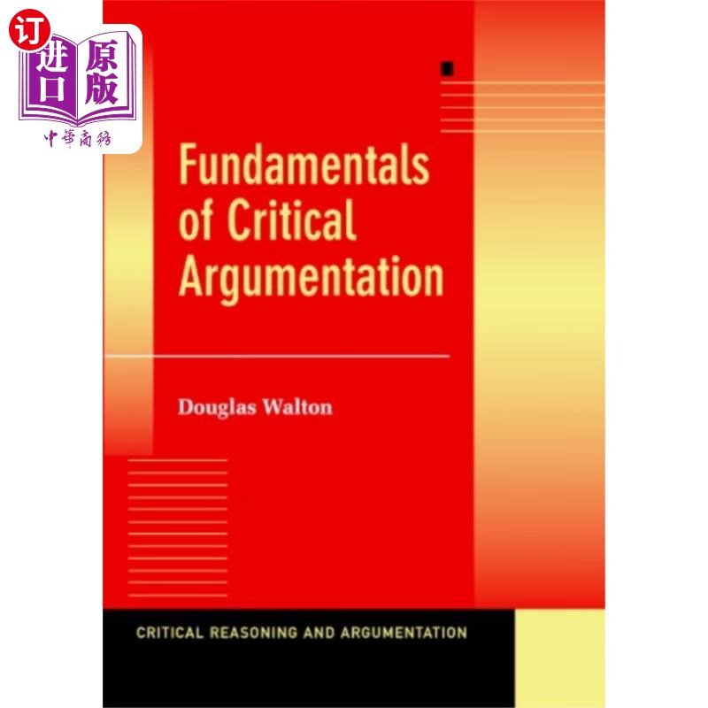 海外直订Fundamentals of Critical Argumentation 关键论证基础