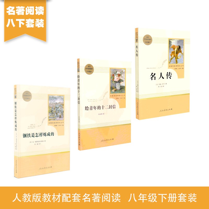 八年级下 人教版 语文名著阅读套装（共3册）