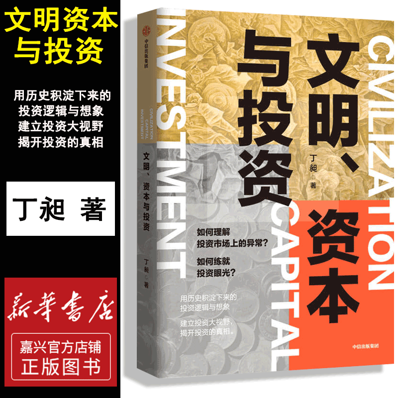 【觉醒年代推荐书单】文明资本与投资 丁昶 著 金融与投资 书籍