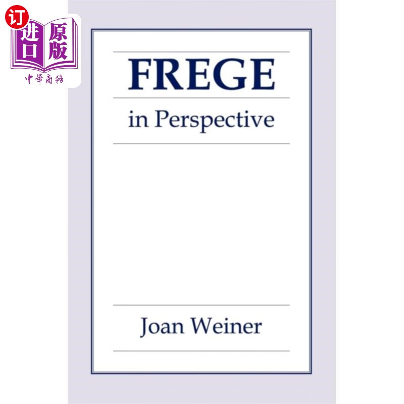 海外直订Frege in Perspective 透视弗雷格