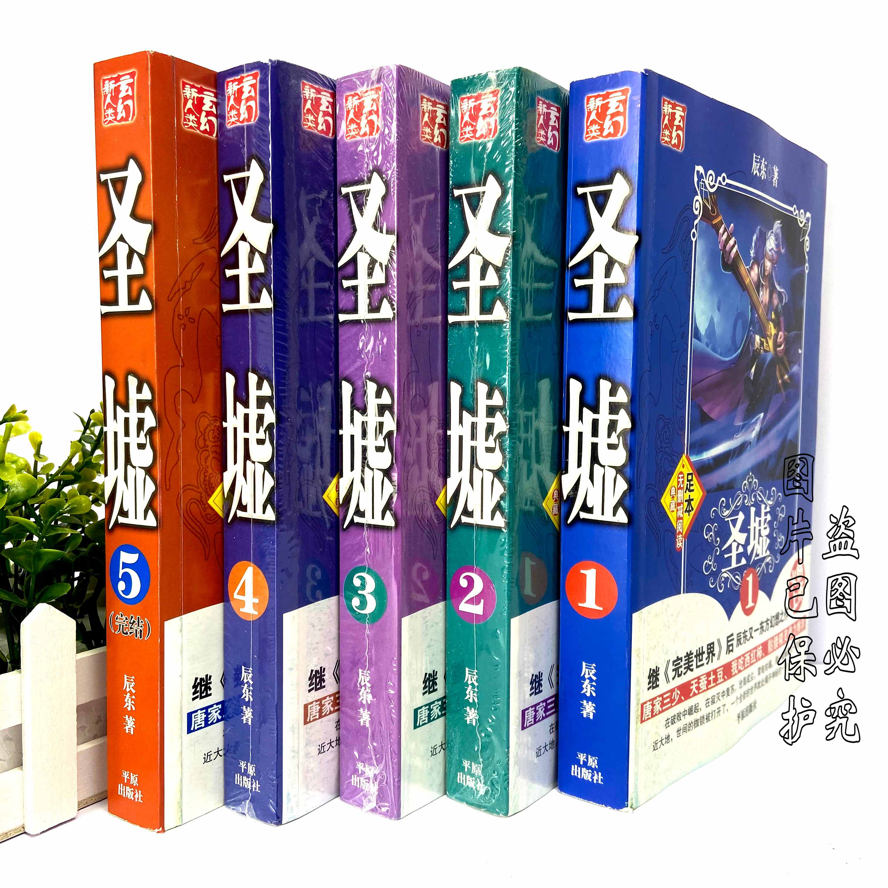 圣墟小说全集全套完结无删减足本5册 玄幻武侠热门书籍辰东著全新
