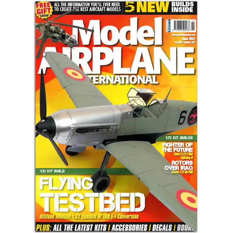 【单期可选】Model Airplane International 2023年月刊 英国飞机模型制 2021年6月刊