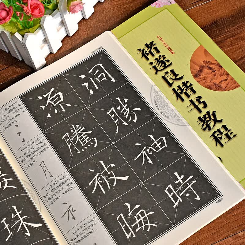 中国书法培训教程  褚遂良楷书教程《雁塔圣教序》毛笔字帖 褚体