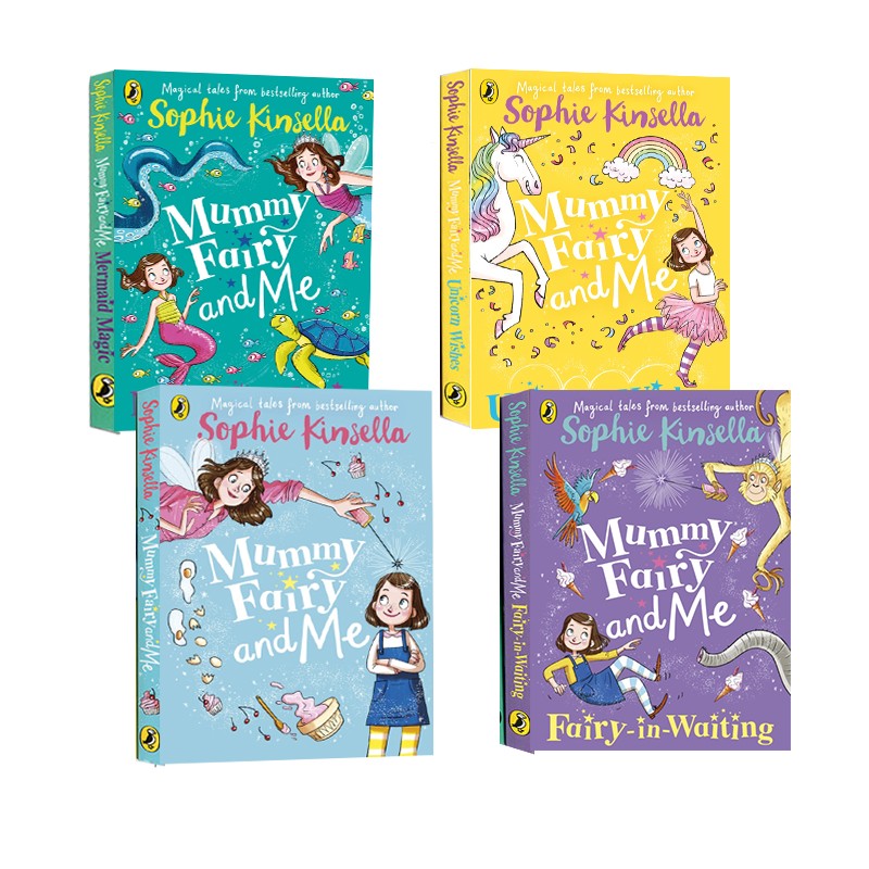 英文原版 Mummy Fairy and Me 仙女奇遇记4册 魔幻童话610L 儿童文学章节书 中小学英语课外读物 .