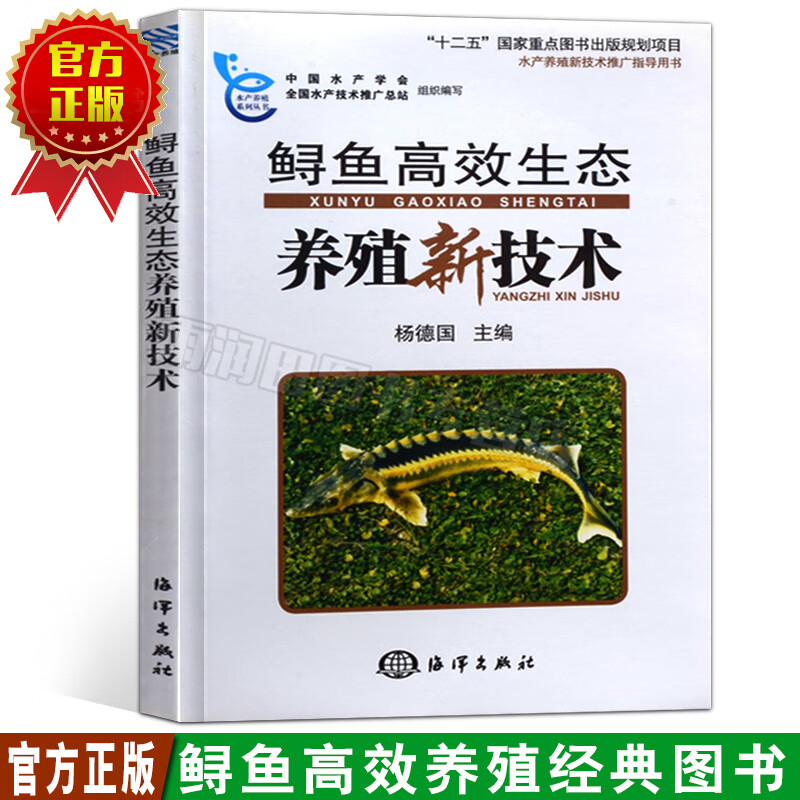 鲟鱼高效生态养殖新技术 健康养鱼丛书 科学养鱼全书 零基础鱼类饲养教程书 高效水产养殖技术书 水产养