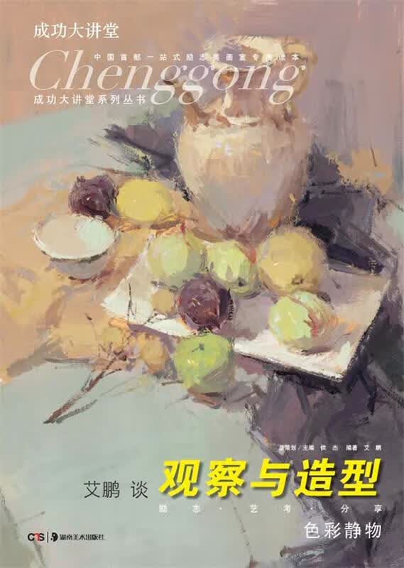 成功大讲堂系列丛书--艾鹏谈观察与造型 艾鹏,侯杰 著 湖南美术出版社 9787535655349