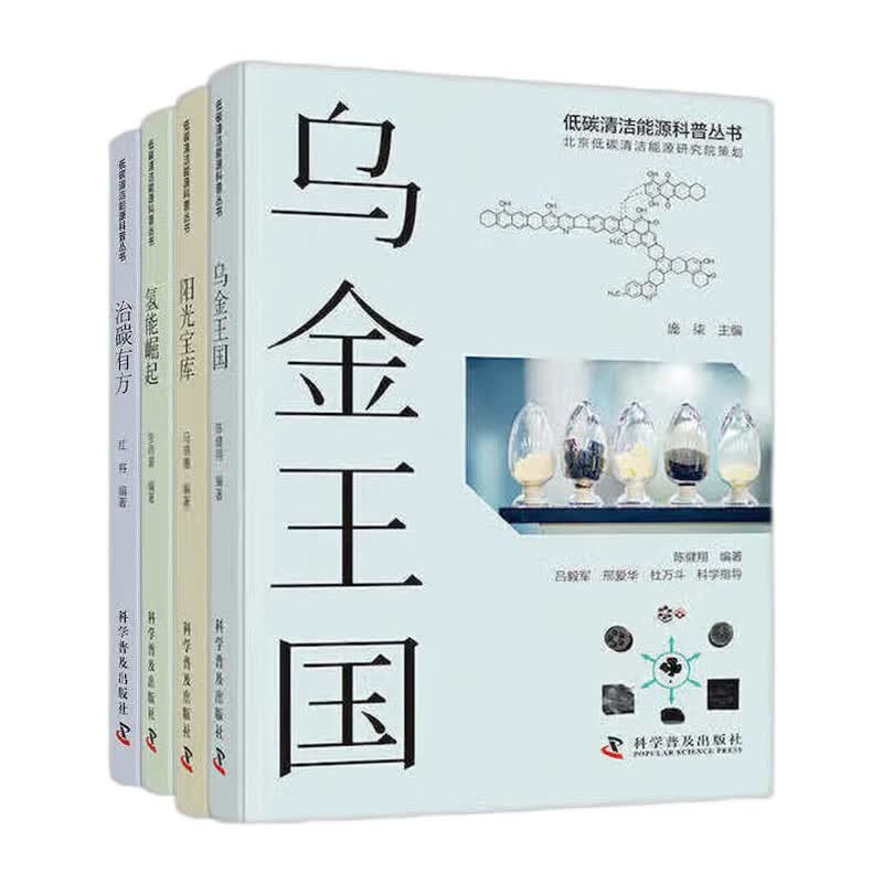 【全4册】治碳有方+阳光宝库+乌金王国+氢能崛起 低碳清洁能源科普丛书