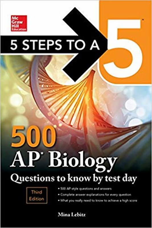 原版现货5 Steps to a 5: 500 AP Biology Questions. 3 ed