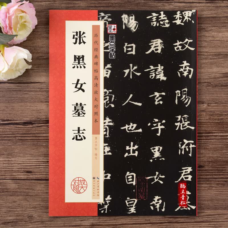 张黑女墓志铭简体旁注原碑帖魏碑楷书毛笔书法字帖例字放大对照技法解析教程