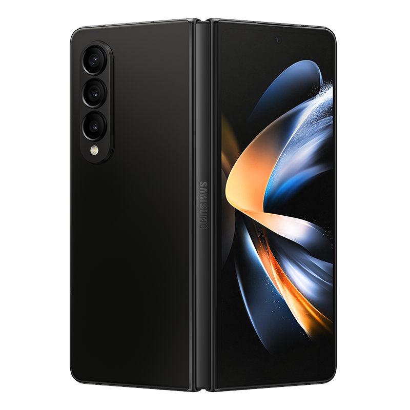 三星 SAMSUNG Galaxy Z Fold4 沉浸大屏体验 PC般强大生产力 12GB+512GB 5G折叠手机 铂萃黑_安卓手机_什么值得买