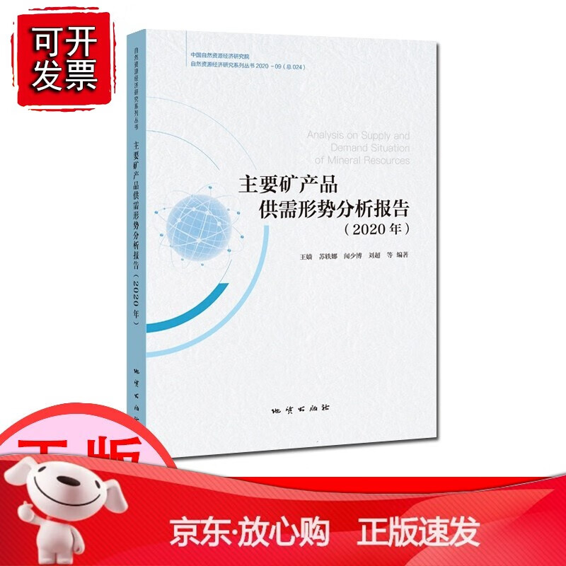 主要矿产品供需形势分析报告（2020年）地质出版社[速发K]