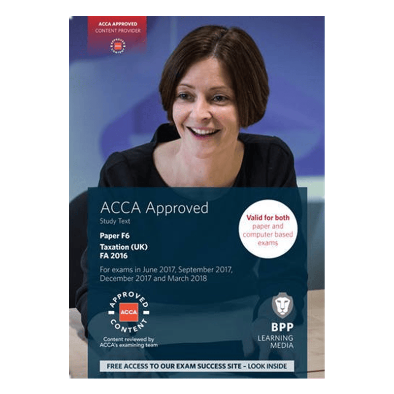 预售 BPP ACCA F6 Taxation FAs 2016(Study Text)适用至2018.3