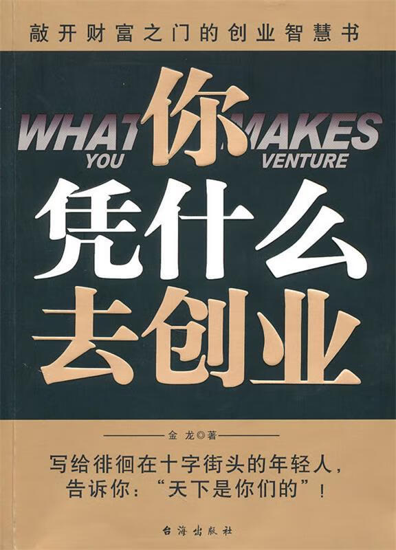 你凭什么去创业 金龙 编著