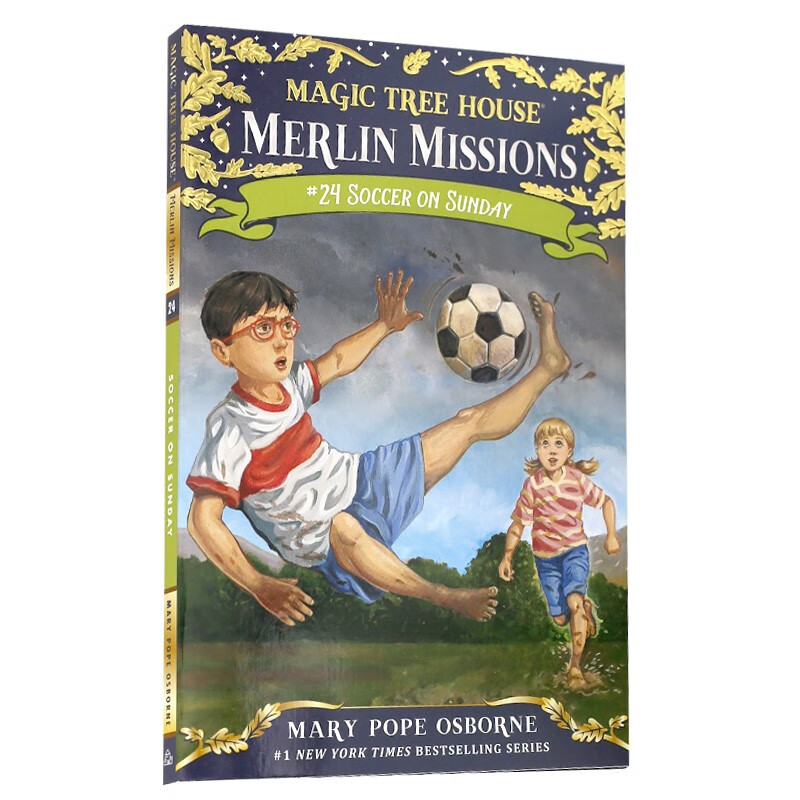 神奇树屋 梅林的任务 英文原版童书 Magic Tree House 24 玛丽波奥斯本课外英语读物