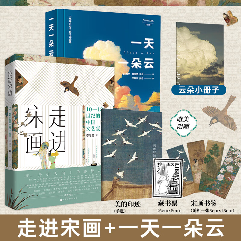 【+专属赠品】走进宋画：10—13世纪的中国文艺复兴绘画史、思想史和文化史融合的艺术通识书籍 走进宋画+一天一朵云