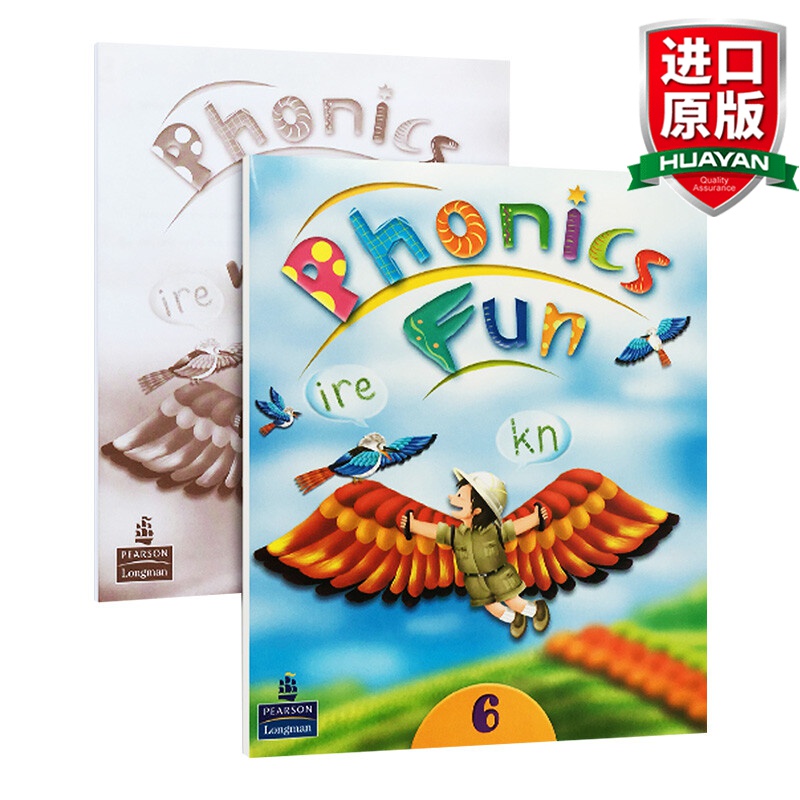 英文原版 香港朗文少儿英语自然拼读 Longman Phonics Fun 6 级别学生书