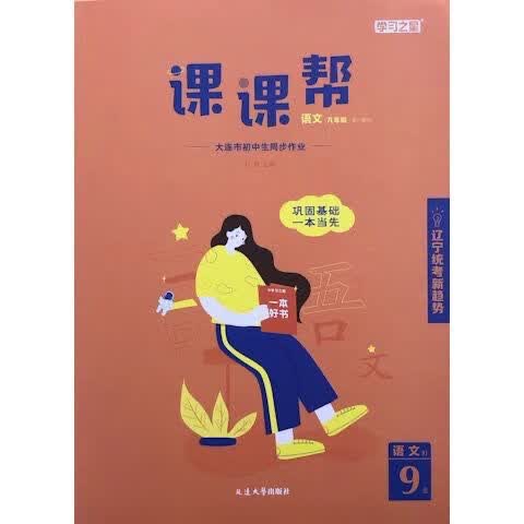2024版辽宁大连课课帮九年级全一册语文数学英语物理化学初中同步 语文全一册（人教版）