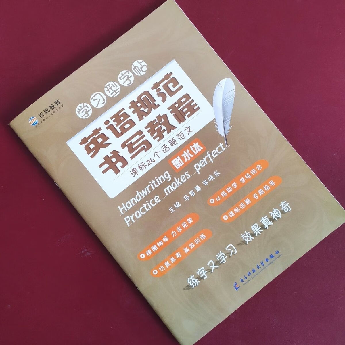 2023百名教育 学习型字帖 英语规范书写教程 课标24个话题作范文