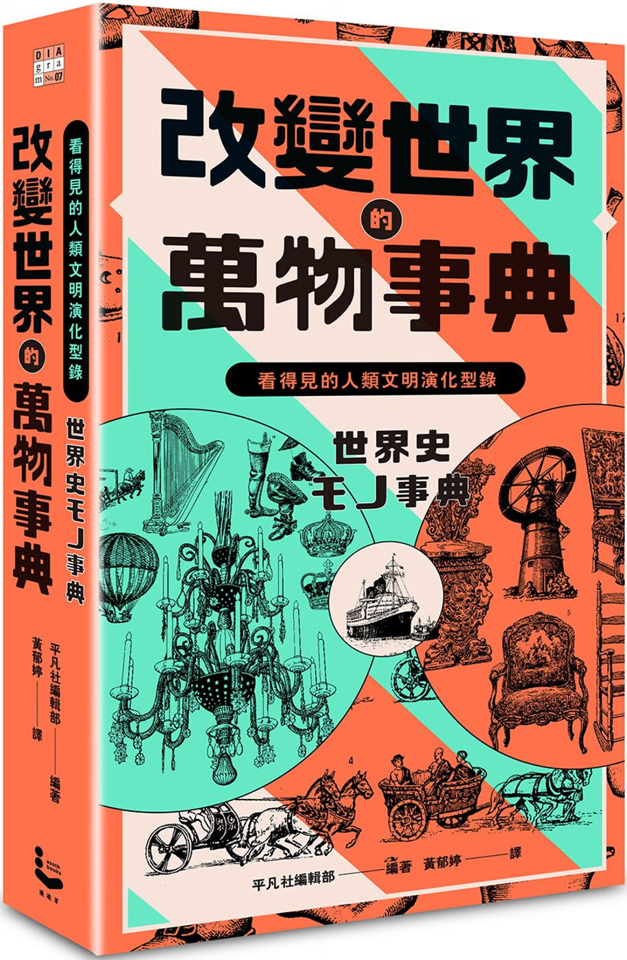 预售 平凡社编辑部 改变世界的万物事典【纸上博览会爱藏版】：看得见的人类文明演化型录 漫游者文化