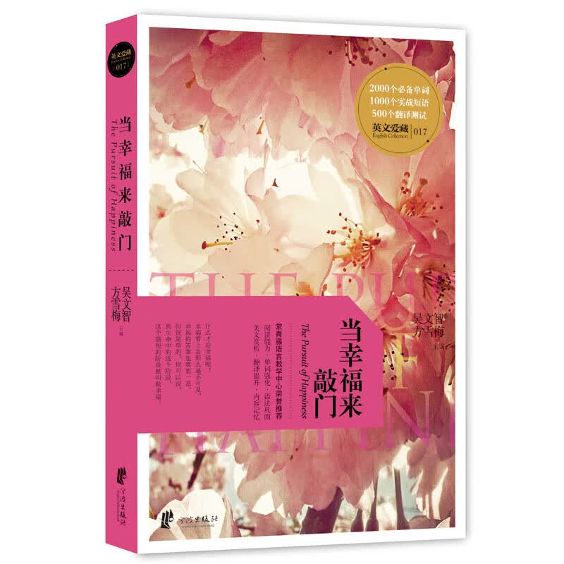 每天读一点英文 当幸福来敲门 英语阅读 中英文对照双语读物 美丽英文小说高中生英语读物